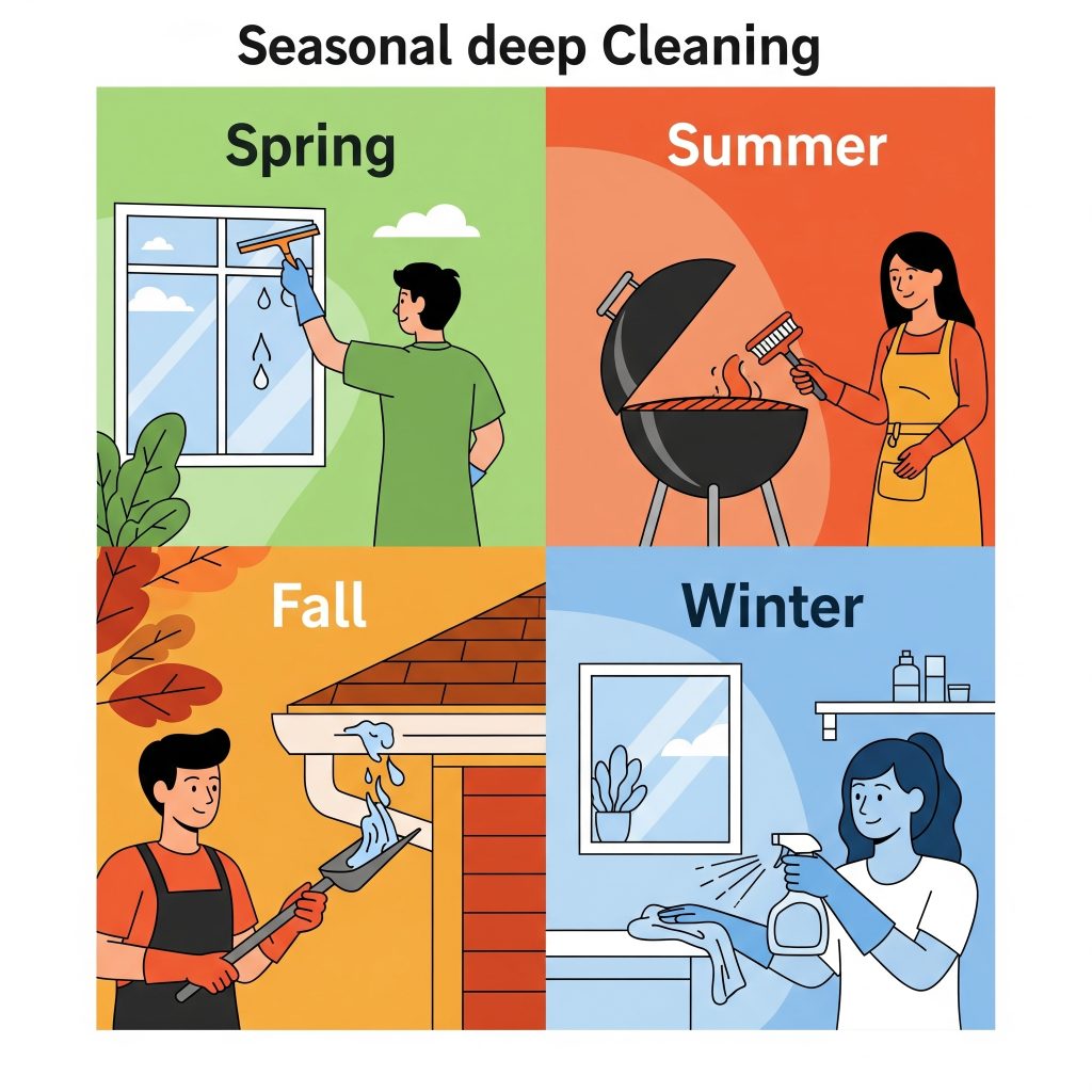 The Benefits of Seasonal Deep Cleaning - One Day Cleaning